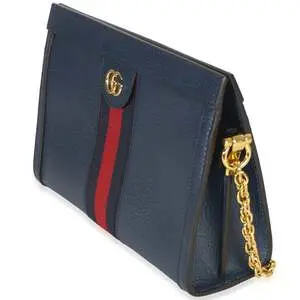 Gucci Ophidia Web Chain Bag - Blue