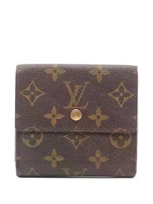 LOUIS VUITTON 2000 Elise Tri-fold Wallet - Brown