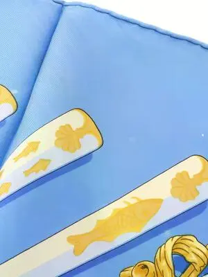 Hermès 2000s La Marine À Rames Scarf