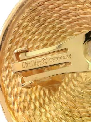 Dior Round Earrings