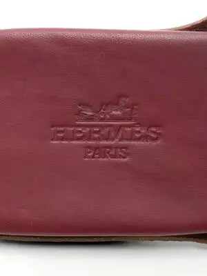 Hermès 2000s Ruse Woven Leather Mules