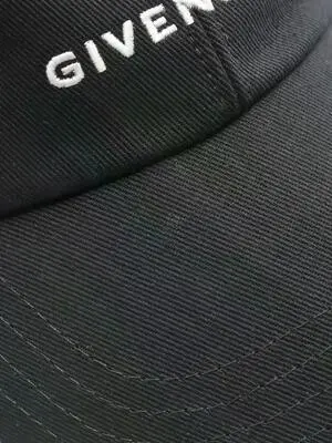Givenchy 1990s Logo Embroidery Cap