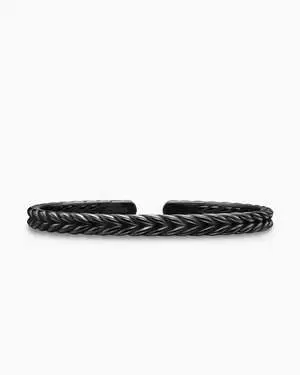 David Yurman Chevron Flex Cuff Bracelet - Black Titanium