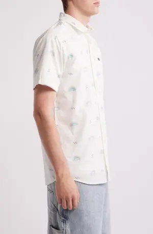 Rip Curl Hypno Micro Short Sleeve Button-up Shirt