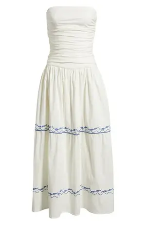 Line & Dot Oia Strapless Maxi Dress