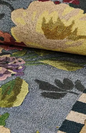 MACKENZIE-CHILDS Tudor Rose Washable Runner