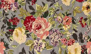 MACKENZIE-CHILDS Tudor Rose Washable Runner