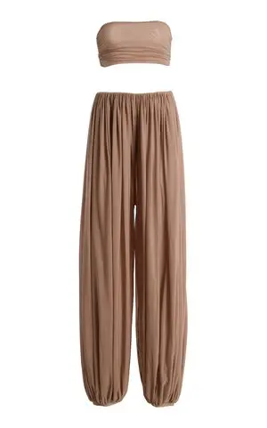 MAYGEL CORONEL Rosario Pant Set - Brown