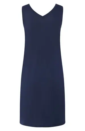 Hanro Pure Essence Cotton Tank Nightgown - Deep Navy