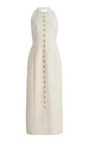 HEIRLOME Halter Midi Dress - Ivory
