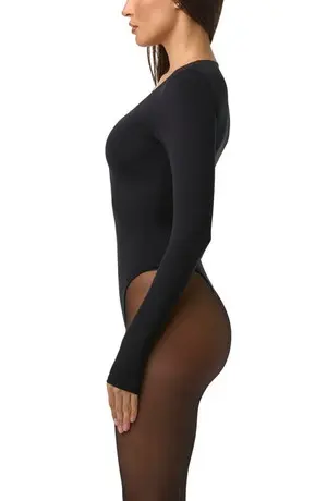 Naked Wardrobe Lace-up Bodysuit