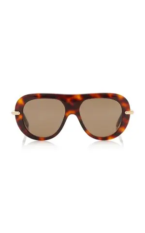 Loewe Aviator-Frame Sunglasses Brown