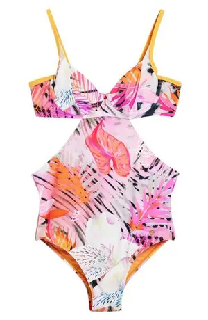 Desigual Cutout Underwire One-piece Swimsuit