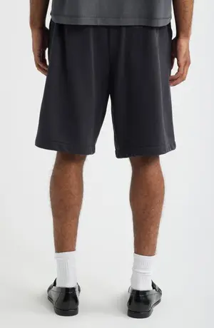 Bp. Baggy Terry Sweat Shorts - Black Faded