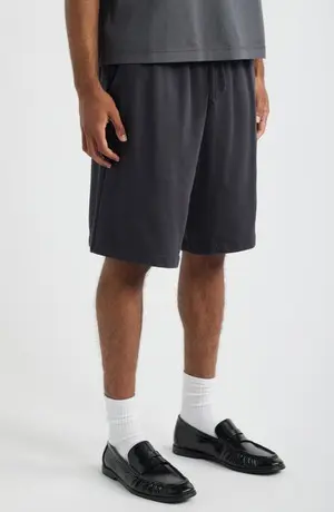 Bp. Baggy Terry Sweat Shorts - Black Faded