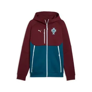 PUMA Portugal National Team Tech Full-zip Hoodie - Maroon