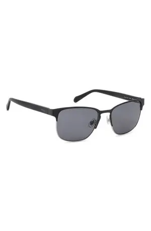 Fossil 56mm Rectangle Sunglasses