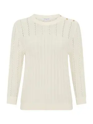 Gerard Darel Lhena Openwork Detail Sweater