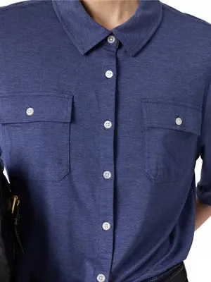 Gerard Darel Myla Polo Collar Shirt