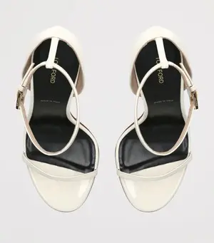 TOM FORD Patent Leather Vertigo Heeled Sandals 105