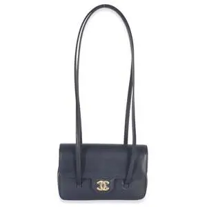 Chanel Grained Calfskin Preppy Flap Bag