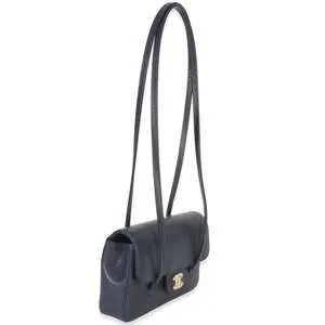 Chanel Grained Calfskin Preppy Flap Bag