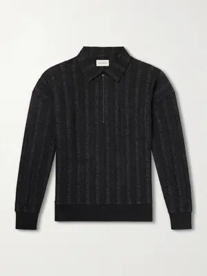 Oliver Peoples Lorimer Cotton-blend Jacquard Sweater