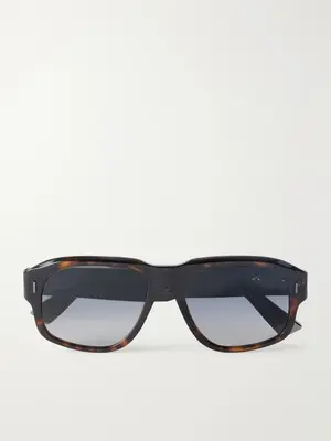 Dior D-frame Acetate Sunglasses - Brown