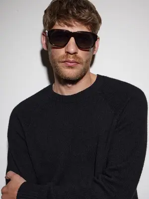 Dior D-frame Acetate Sunglasses - Brown