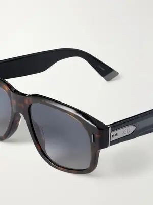 Dior D-frame Acetate Sunglasses - Brown