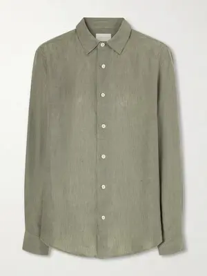 Women's Green Linen Shirts