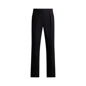 Ralph Lauren Pleated Seersucker Tuxedo Trouser