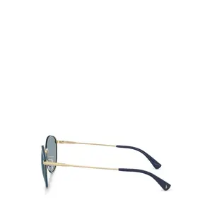 Ralph Lauren Denim-effect Round Sunglasses
