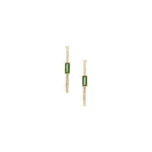 Ralph Lauren Pavé Gold-plated Hoop Earrings