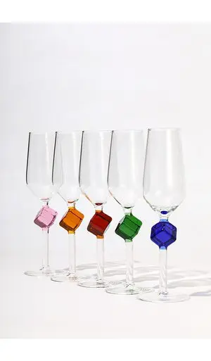 NOON & MOON Florence Jeweled Champagne