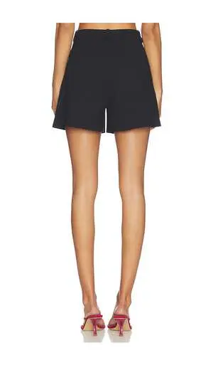 Theory Fluid Pleated High-waisted Shorts