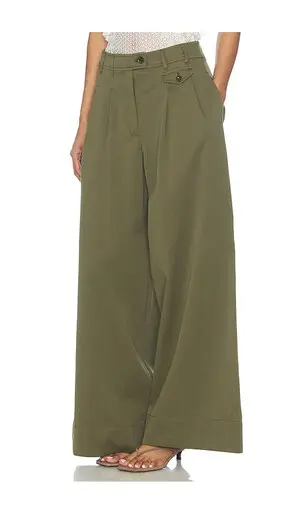 Ulla Johnson Motherwell Wide Leg Trouser Pants