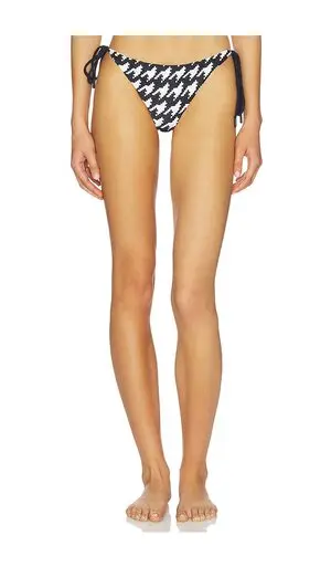 Perfect Moment Bikini Bottom - Houndstooth  Black & Snow White