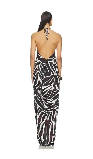 Superdown Jaslynn Halter Maxi Dress