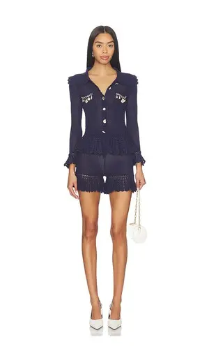 SELF-PORTRAIT Embellished Cardigan