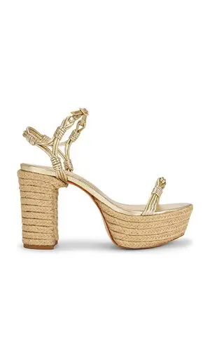 Gold Woven Sandals