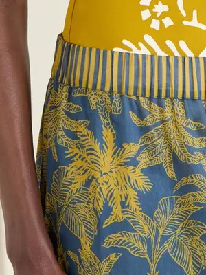 ERES Itinerant Printed Cotton-voile Straight-leg Pants
