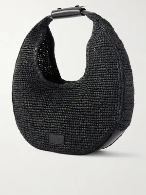 Staud Moon Large Raffia Tote