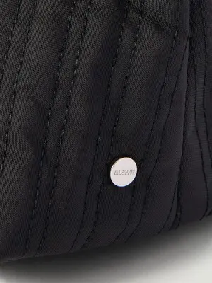 VALESQUE Leather-trimmed Quilted Shoulder Bag