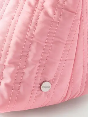 VALESQUE Corset Leather-trimmed Quilted Shoulder Bag