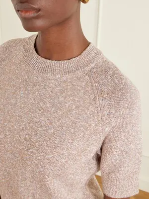Varley Cotton And Linen-blend T-shirt