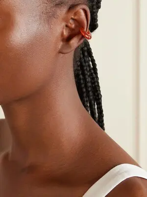 SOPHIE BUHAI Carnelian Discus Ear Cuff