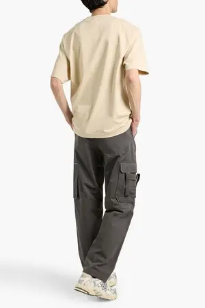 Off-White Printed Cottonjersey Tshirt - Beige