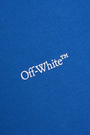Off-White Printed Cottonjersey Tshirt - Blue