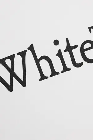 Off-White Printed Cottonjersey Tshirt - White